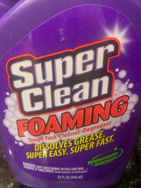 SuperClean Foaming Cleaner-Degreaser Dissolves Grease Super Easy and Super Fast | eBay
