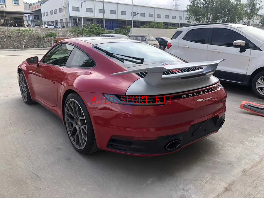 2020-2021 Porsche 911 992 Rear Spoiler Wing For 2020 To 2021 Fiberglass ...