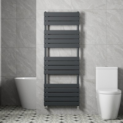 Modern Bathroom 1600 x 600mm Heated Towel Rail Radiator Flat Panel ...