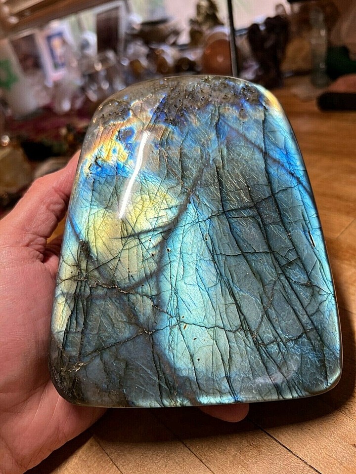 Labradorite Crystal Mineral Gemstone Artisan polished Large Tower ...