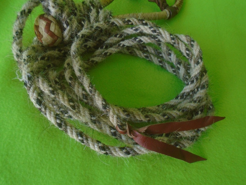 Complete Traditional 2 Tone Braided RAWHIDE Bosal Hackamore SET ...