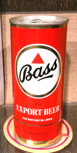 1970s BOTTOM OPEN BASS EXPORT STEEL BEER CAN 460mL LION BREWERIES NEW ...