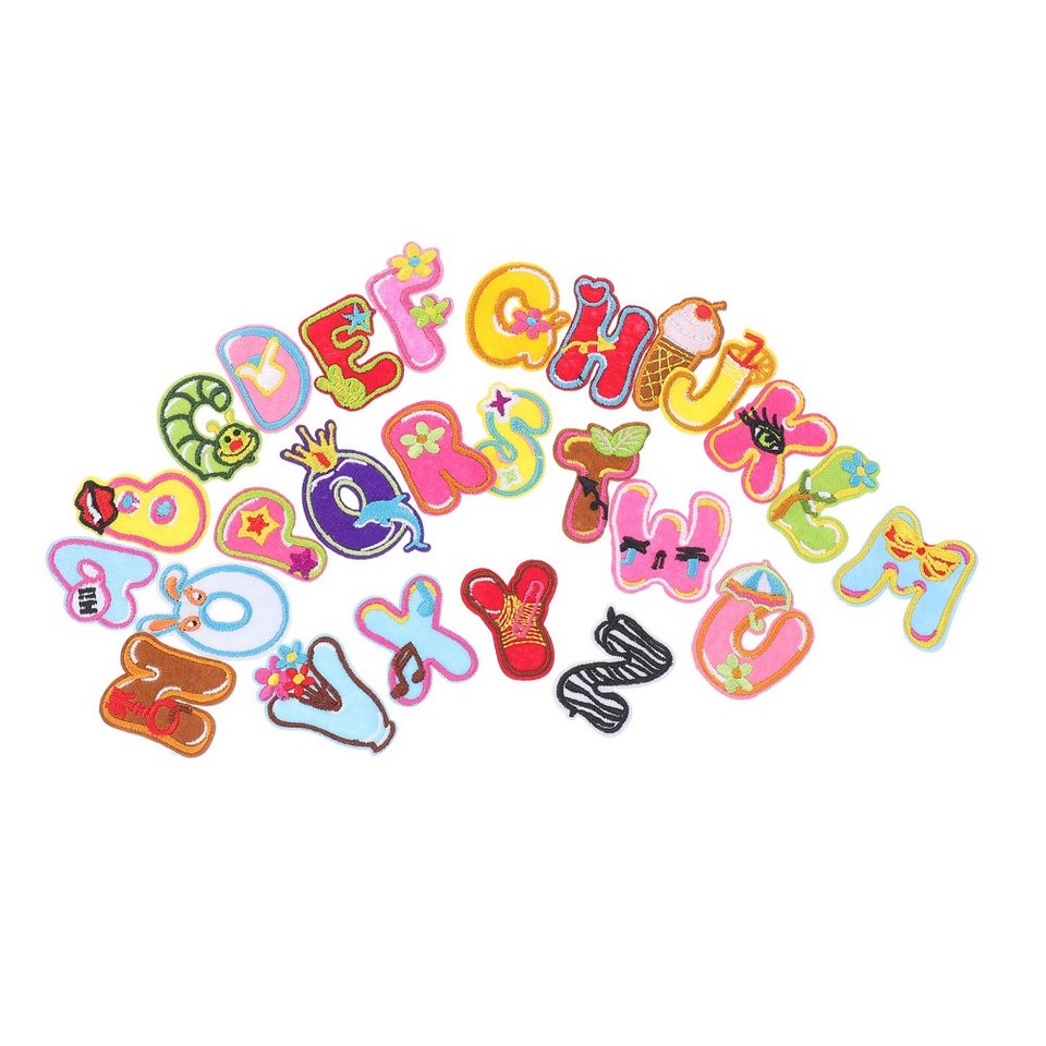 Embroidery Cloth Patches Bag Embroidery Stickers Polyester Cloth ...