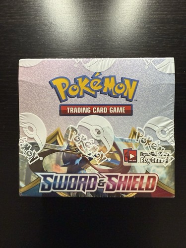 Pokemon Sword and Shield Base Set Booster Box Factory Sealed W/ Soft ...