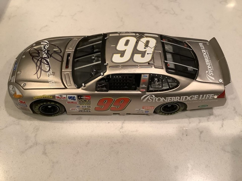 CARL EDWARDS AUTOGRAPHED 2005 FORD STONEBRIDGE LIFE NICKEL DIECAST ...