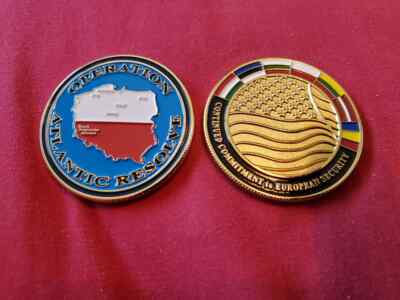 OPERATION ATLANTIC RESOLVE 1.75" POLAND CHALLENGE COIN | eBay