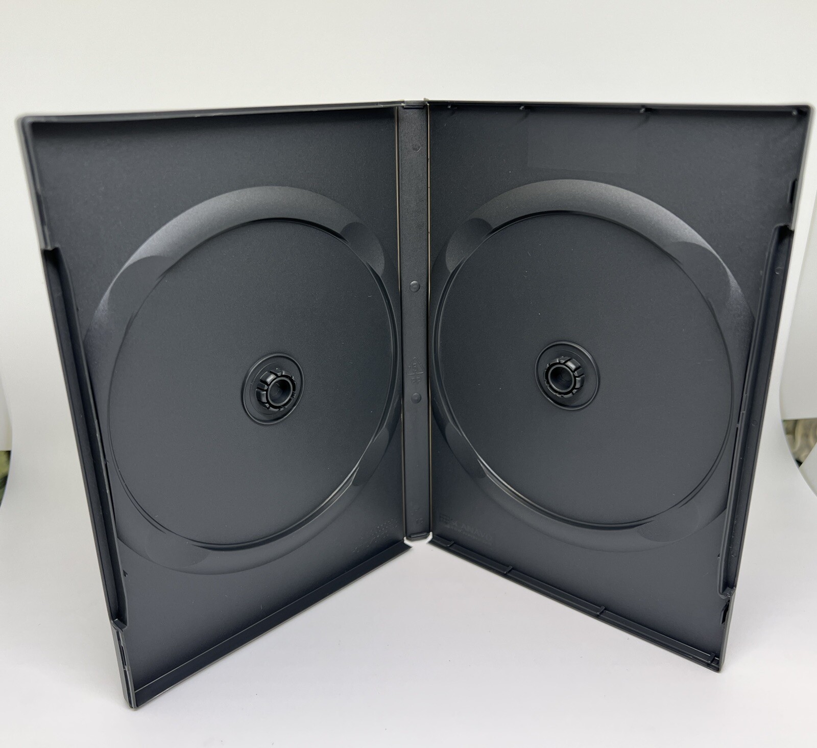 50 Top Quality Original Scanavo 14mm Double (2) DVD Case Box, BLACK ...
