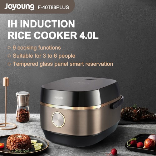 Joyoung 4L IH Rice Cooker Induction Heating 9 Functions Enamel Stew ...