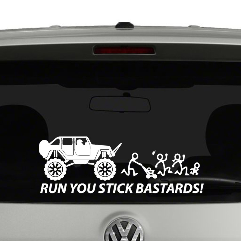 Decal I Will Run You Over