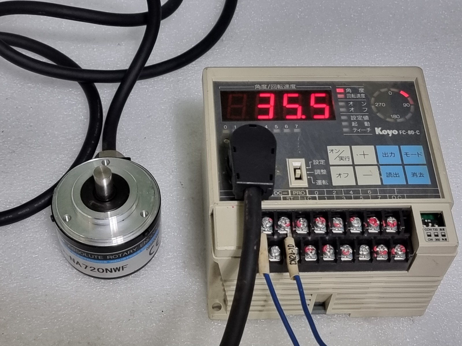 Koyo FC-80-C & TRD-NA720NWF CAM POSITIONER + ROTARY ENCODER | eBay