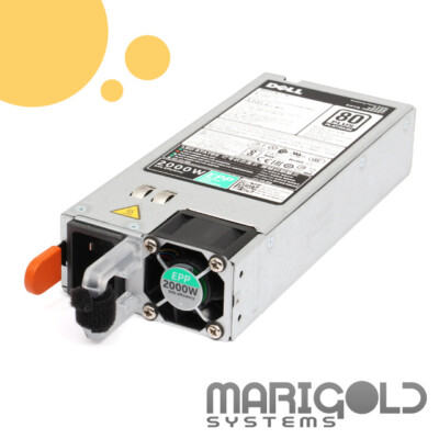 Dell PowerEdge R740 R740XD Server 2000W PSU Power Supply VWWF1 0VWWF1 ...