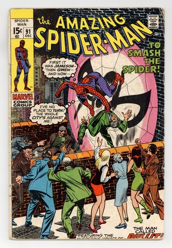 Amazing Spider-Man #91 GD 2.0 1970 | eBay