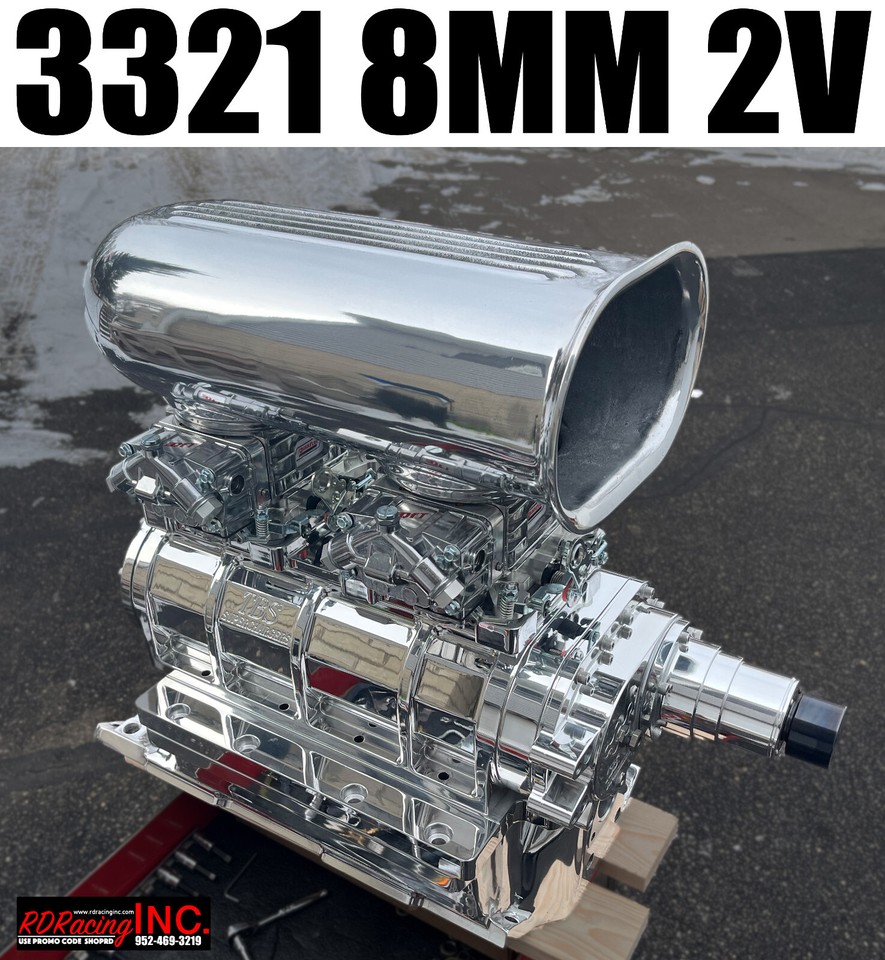 3321 HIGH HELIX SMALL BLOCK CHEVY BLOWER SHOP SUPERCHARGER 250 8MM 2V ...