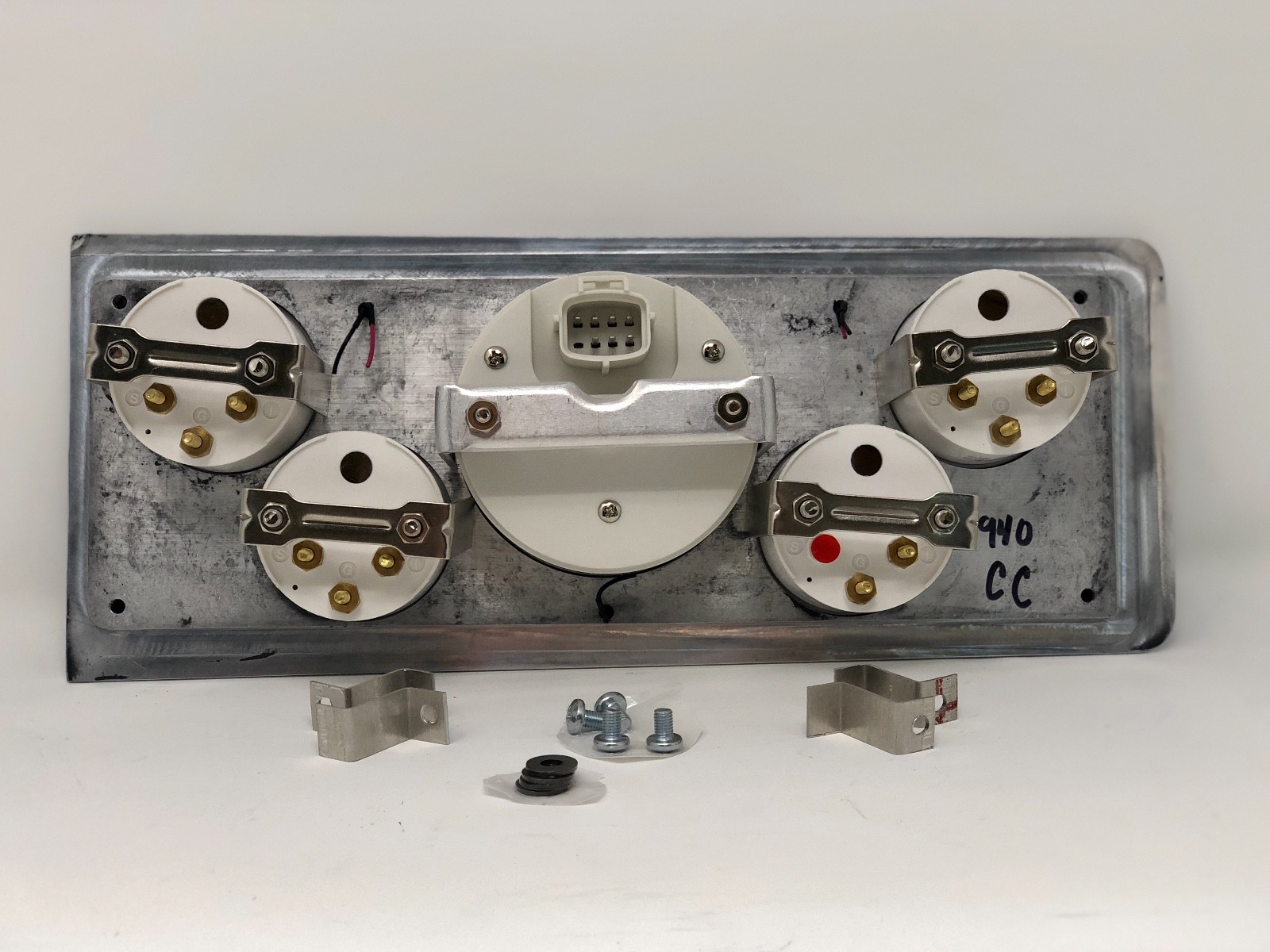 1940 Chevy Car 5 Gauge Panel Dash Cluster Set Programmable Shark ...