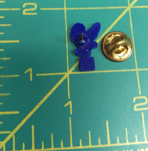 CFC Pin Combined Federal Campaign eagle pinback 3/4" tall plastic ...