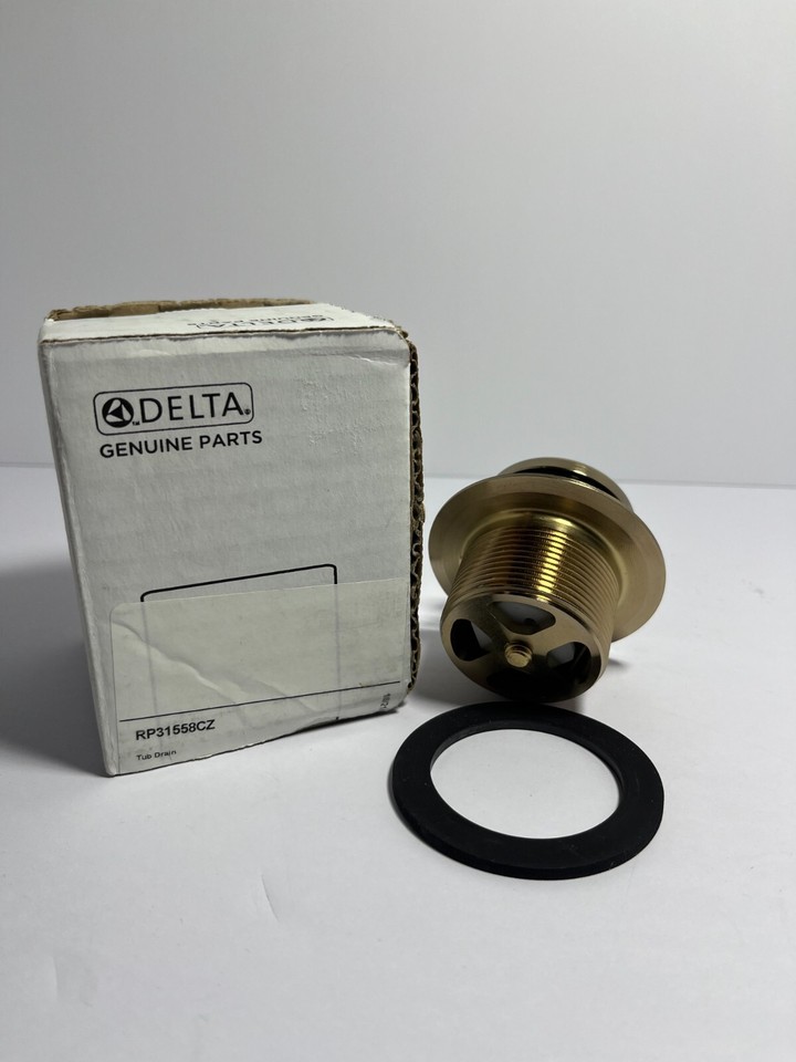DELTA DRAIN - TUB IN CHAMPAGNE BRONZE P/N: RP31558CZ | eBay
