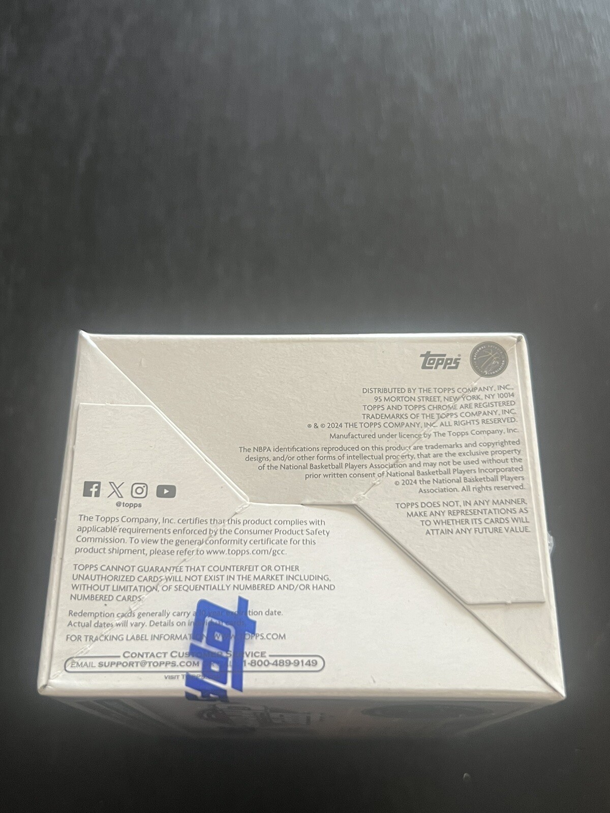2023-24 Topps Chrome Basketball NBA Blaster Box Avg. 5 Refractors Pink ...