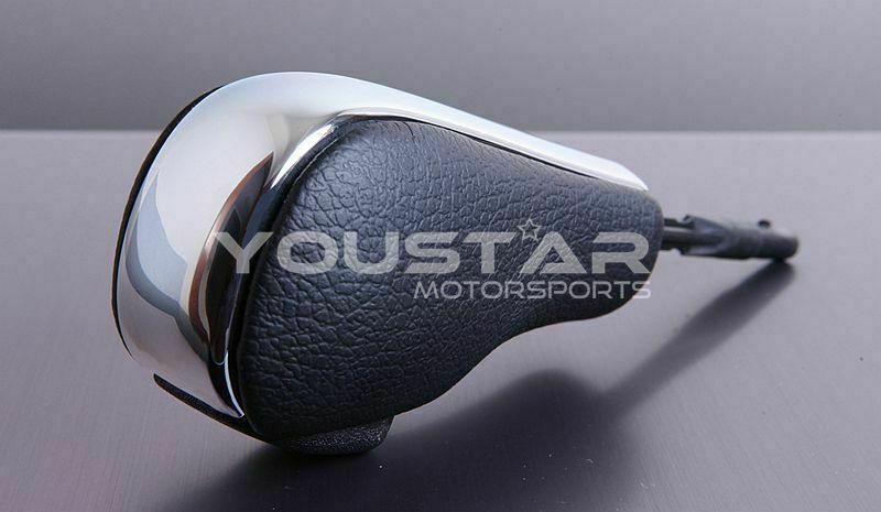 LEATHER / CHROME Auto Shifter for BMW E36 E38 E39 E46 E53 E60 E61 E83 ...