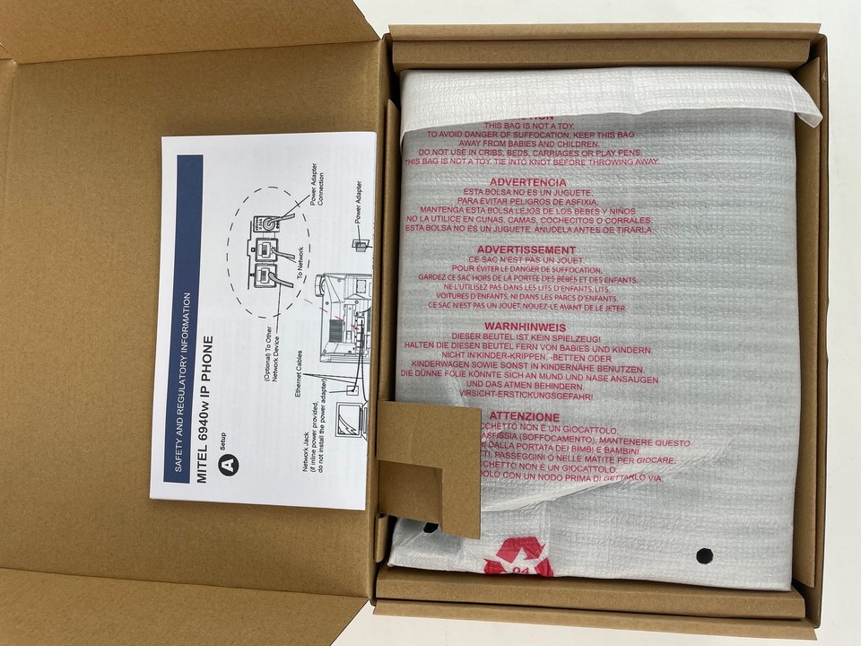 Mitel 6940W Phone (50008387) New Wi-Fi Equipped IP - 1 Year Warranty ...