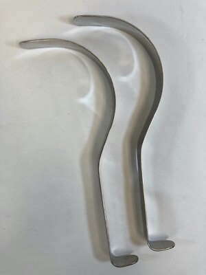 Pair of Pilling Weck 482110 Deaver Retractor 1" x 13" Orthopedic ...