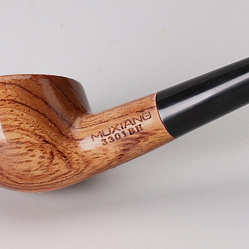 MUXIANG Long Bent Stem Churchwarden Rosewood Reading Smoking Tobacco ...