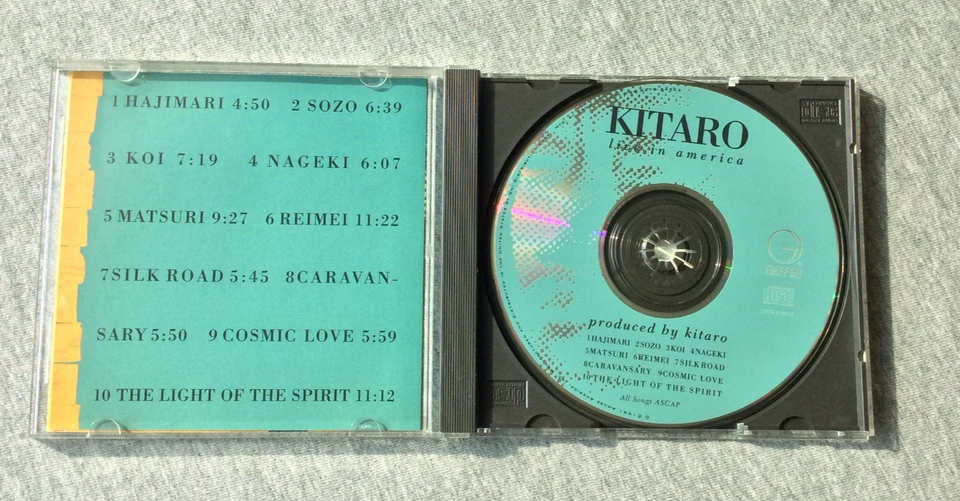 Kitaro: Live in America CD (1991, Geffen) GEFD - 24323 720642432327| eBay