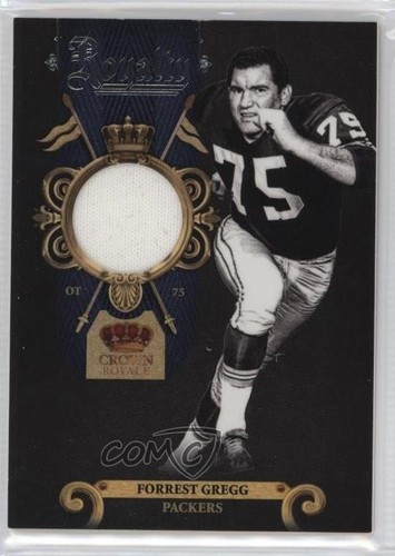 2011 Panini Crown Royale Royalty Materials /99 Forrest Gregg #3 HOF | eBay