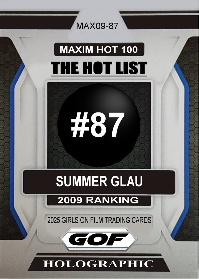 2025 GOF The Hot List Summer Glau HOLO Card | eBay