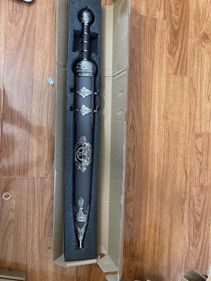 [OPEN BOX]31.5" Steel Gladius Gladiator Roman Warriors Legion Sword ...