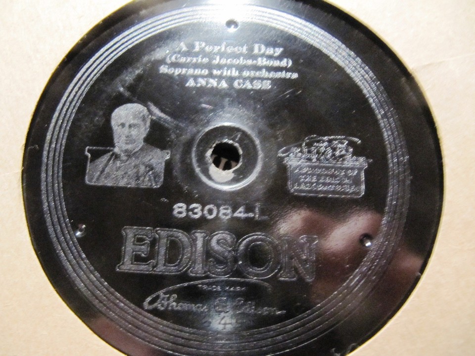 1917 ANNA CASE McCormack's SOMEWHERE A VOICE IS CALLING EDISON DD 83084 ...