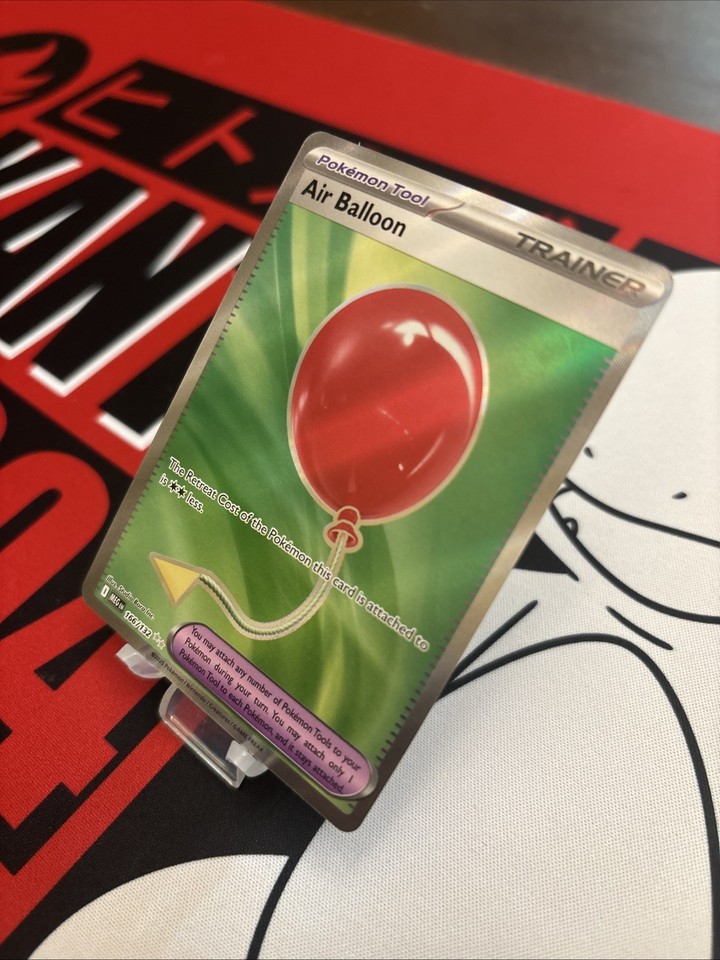 Pokémon TCG Mega Evolution Air Balloon 166/132 Secret Rare Near Mint NM ...