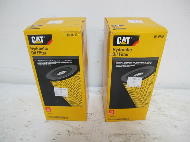 Lot of 2 NEW CAT 1R-0719 Hydraulic Oil Filter 1R0719 Caterpillar ...