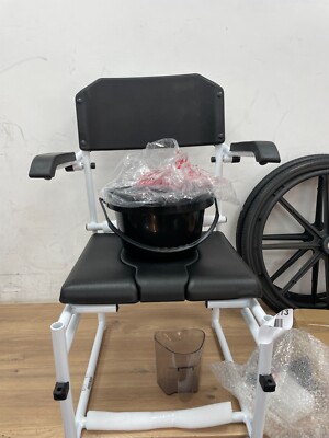 KMINA PRO - Self Propelled Commode Shower Wheelchair, Disabled Toilet ...