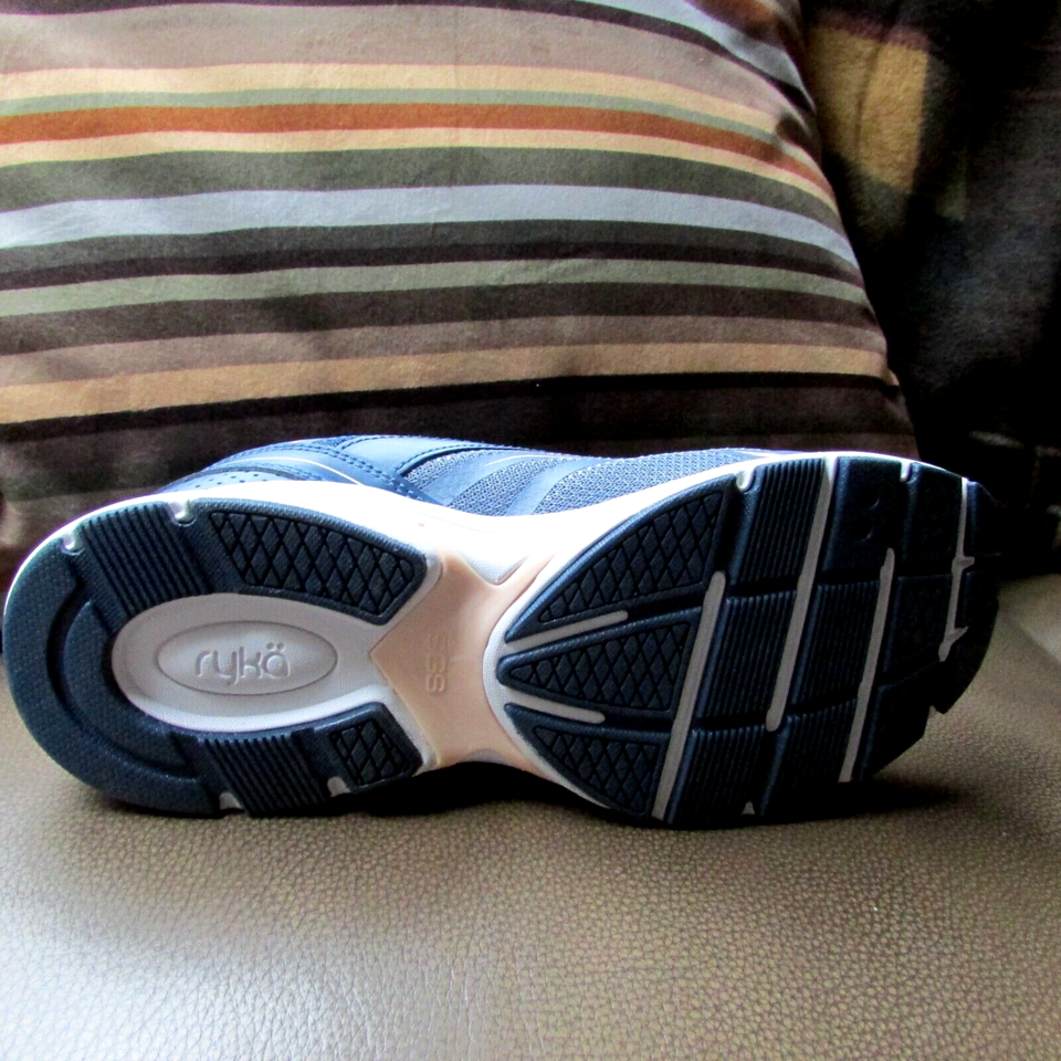 Ryka New Sky Walk 2 blue athletic comfort leather/mesh Shoes Size 8.5 M -NWOB | eBay