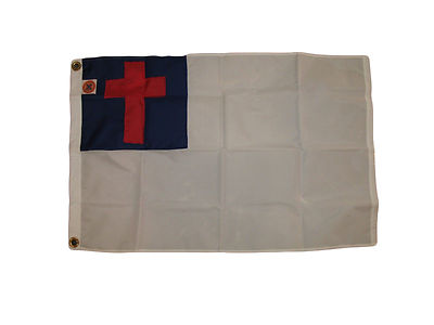 2x3 Embroidered Christian Cross 300D Sewn Nylon Flag 2'x3' 2 clips | eBay