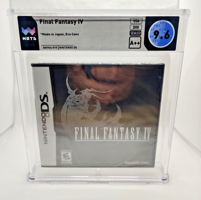Final Fantasy IV 4 (2008) Nintendo DS Factory Sealed Game WATA Graded 9 ...