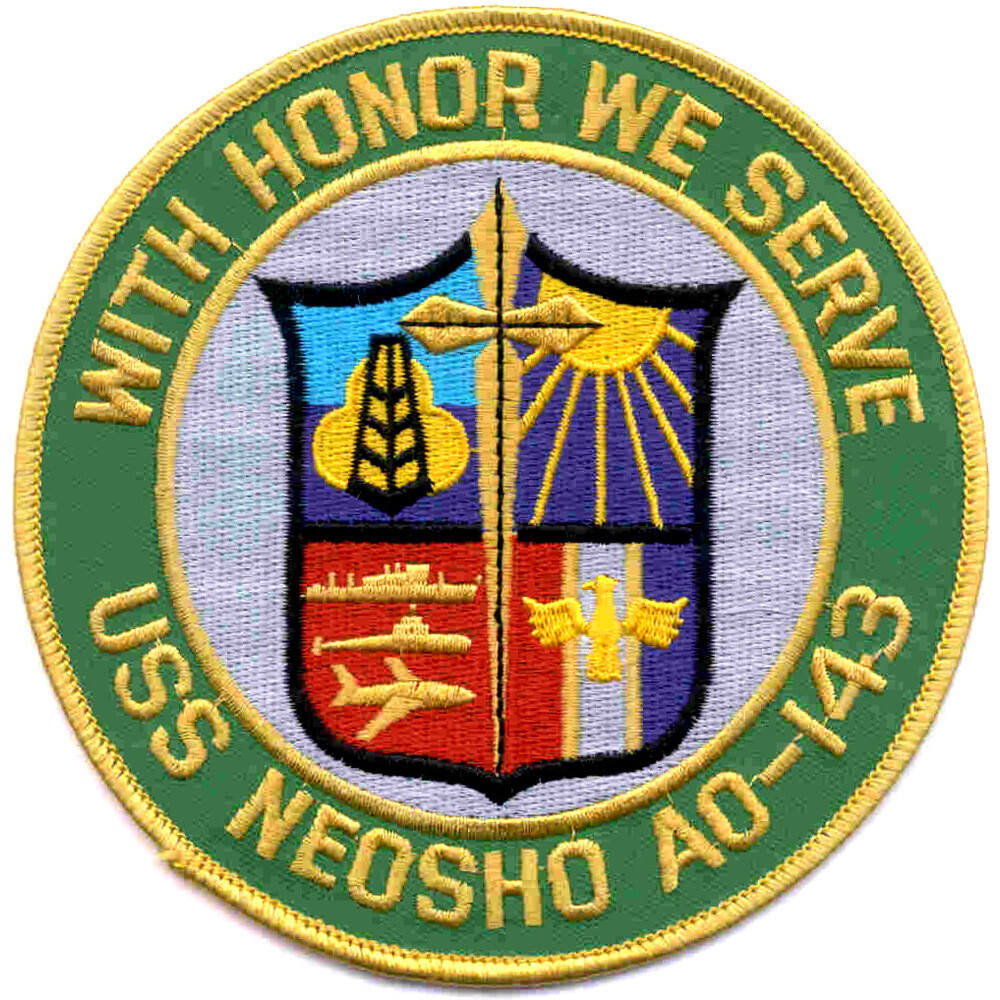 USS Neosho AO-143 Oiler Ship Patch | eBay