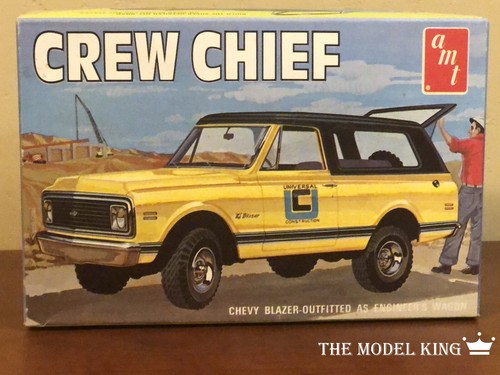 Vintage AMT Crew Chief 1971-1972 Chevy Blazer K5 4x4 Model Kit T340 1/ ...