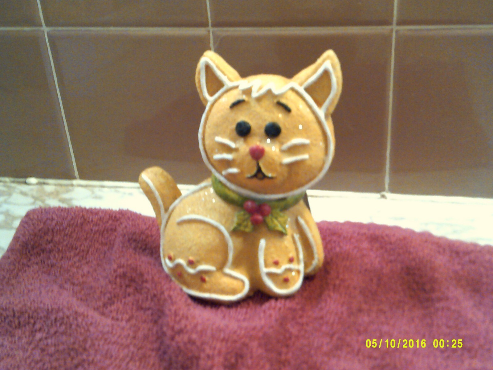 GALLERIE II- 2024- GINGERBREAD CAT FIGURINE-NEW | eBay