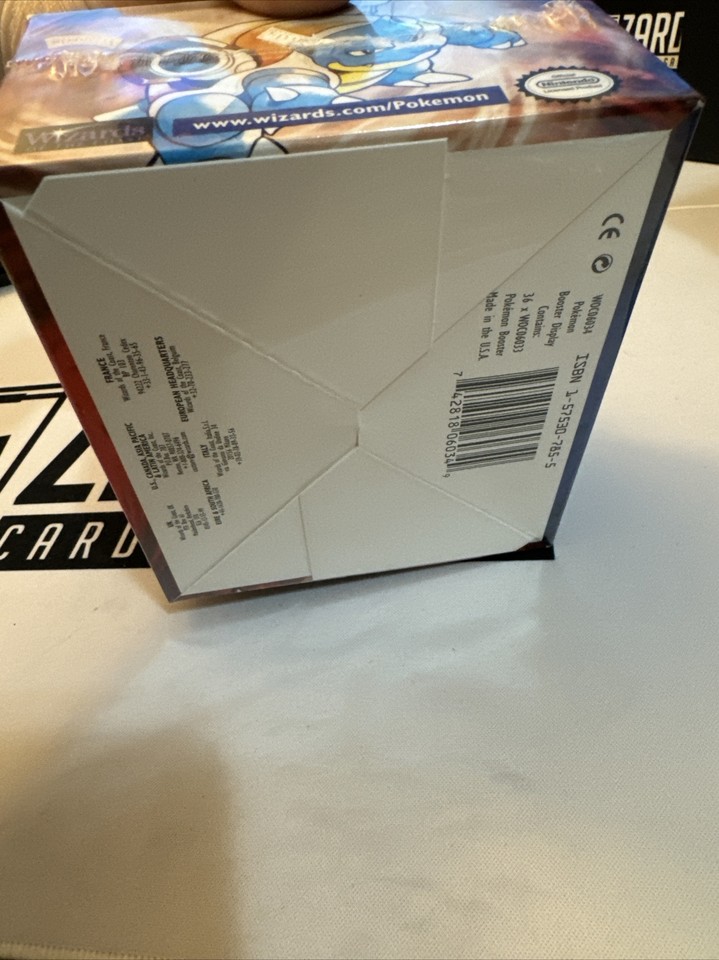 Pokemon Base Set Unlimited Booster Box GREEN WING CHARIZARD Sealed ...