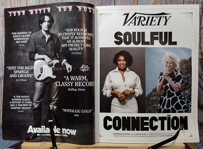 Variety Magazine AUG 4,2021 Soulful Connection Jennifer Hudson & Carole ...