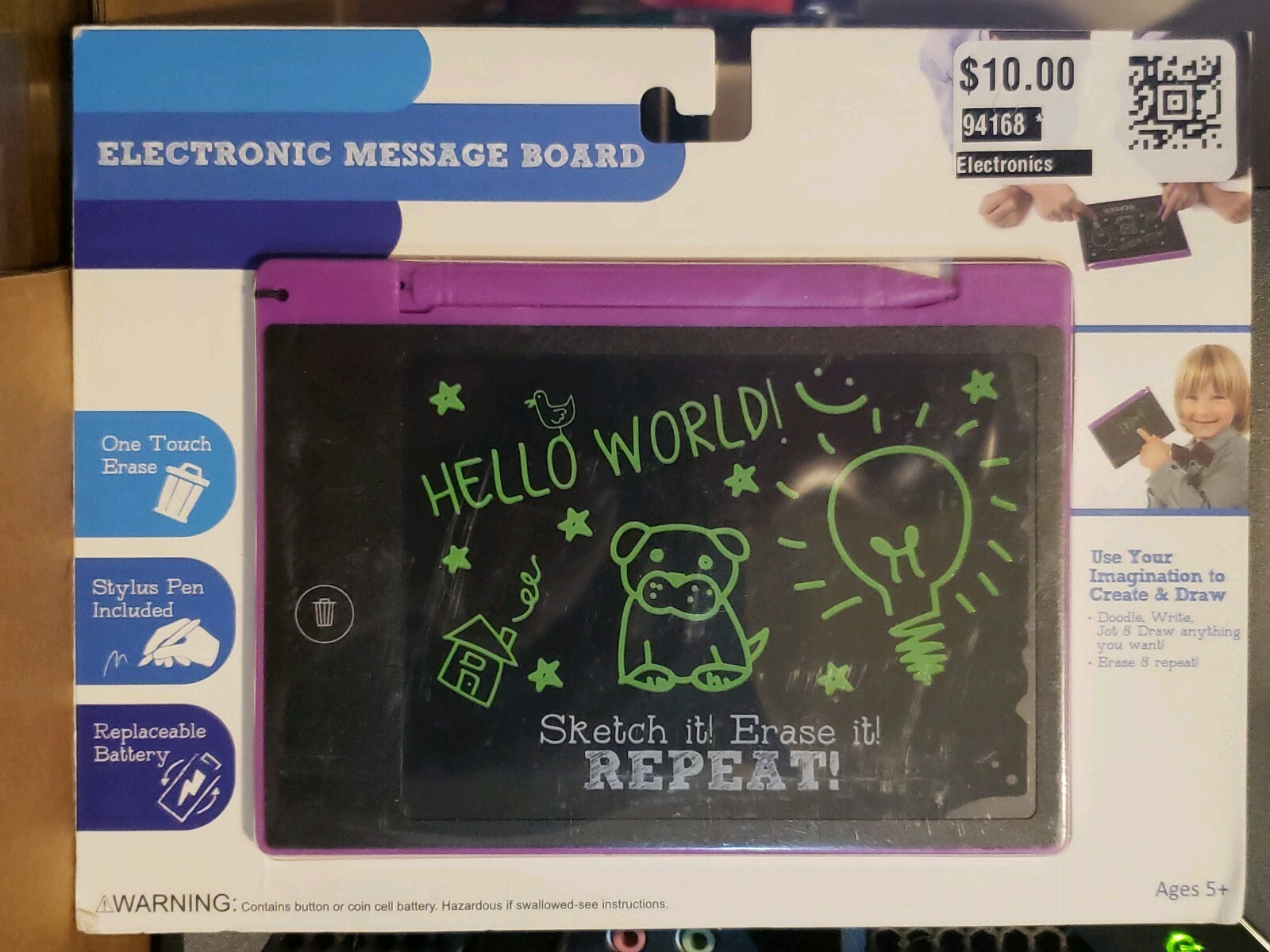 Vivitar Electronic Message Board Stylus Pen Purple for sale online | eBay