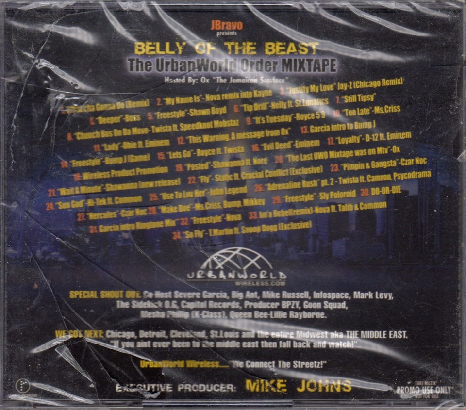JBRAVO BELLY OF THE BEAST MIXTAPE CD NEW | eBay