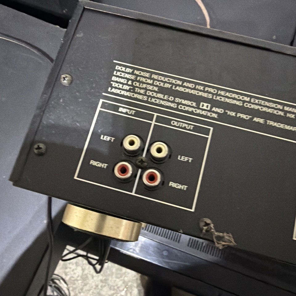 Harman Kardon TD 420 Dolby Cassette Deck Power Button Comes On For ...