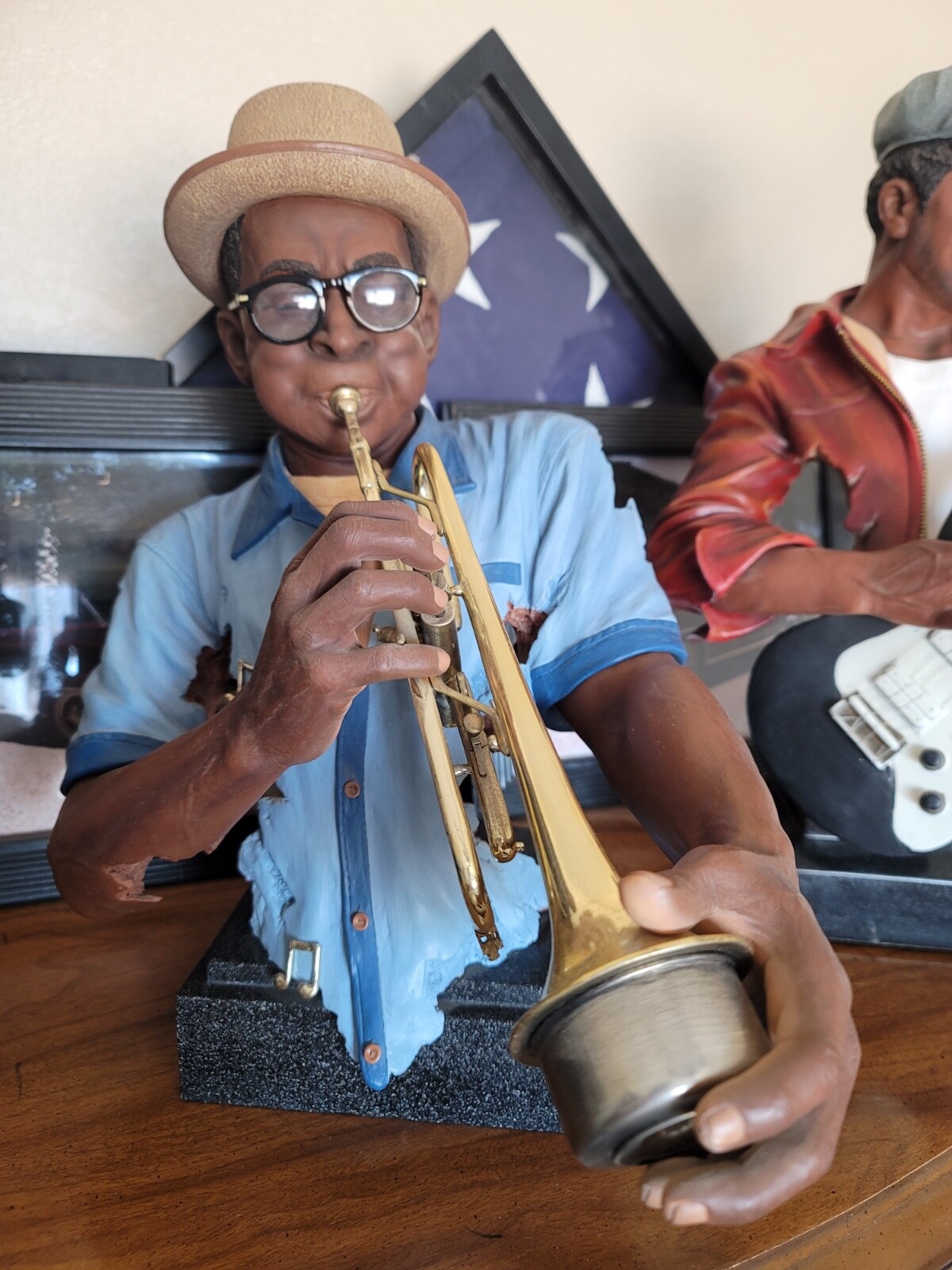 Willitts Designs "Moe Cheeks" Cast Resin Sculpture All That Jazz Series ...