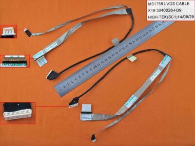 Displaykabel LCD screen Video cable komp. mit P/N: MS 1756 LVDS K19 ...