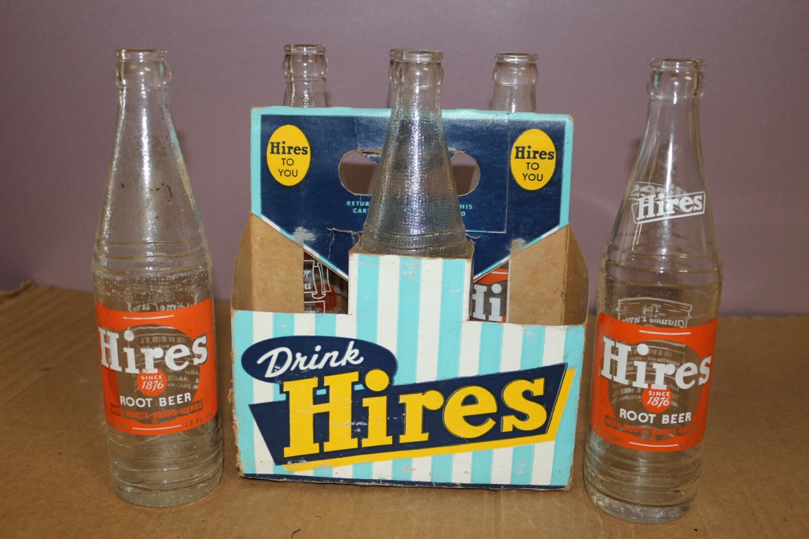 Hires Root Beer Bottles