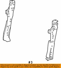 53203-0K020 Toyota Support sub-assy radiator lh 532030K020 Genuine OEM ...