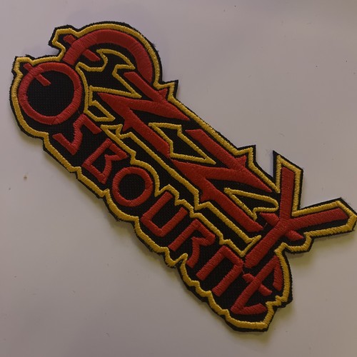 Ozzy Osbourne Logo Patch: New, Embroidered, Sew On, 7” X 3”, High Quality | eBay