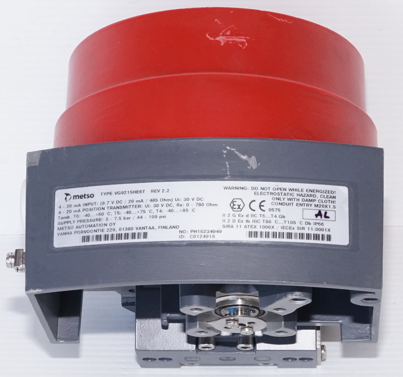 Metso Neles ValvGuard VG9215HE6T VG9000 Valve Safety Solenoid ...